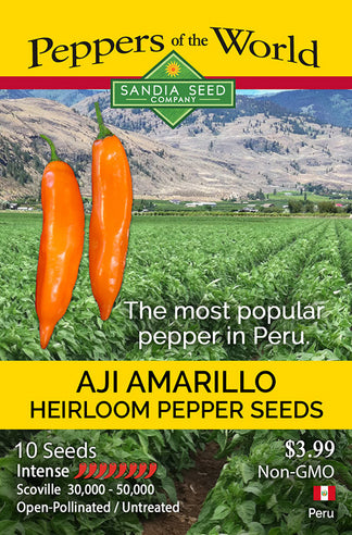 Aji Amarillo Seeds - Essential Peruvian Chile - Fruity Taste – Sandia ...