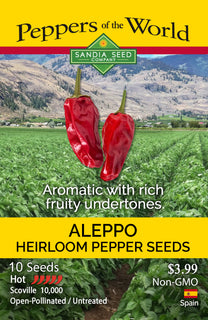 Aleppo Pepper Seeds - Grow Your Spice - GMO-Free, Hot Flavor – Sandia ...
