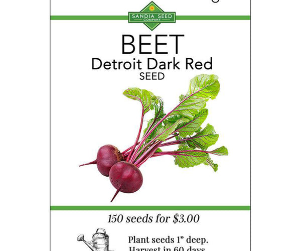Detroit Dark Red Beet Seeds - Heirloom Beets - Easy Growing – Sandia ...