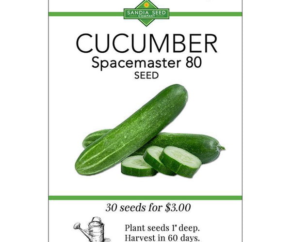 Cucumber Seeds - Spacemaster 80 - Very Productive with Compact Growth ...