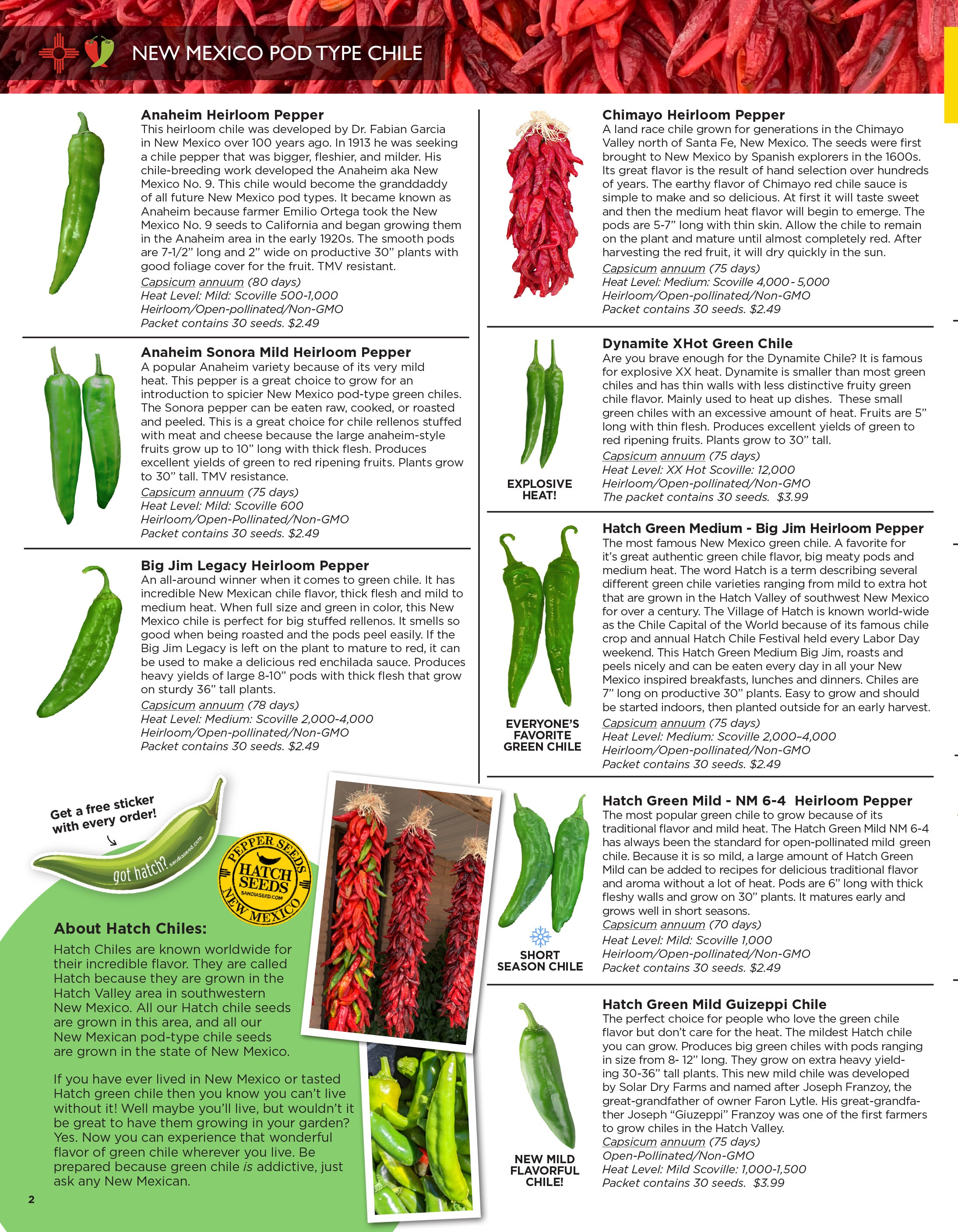 Seed Catalog – Sandia Seed Company